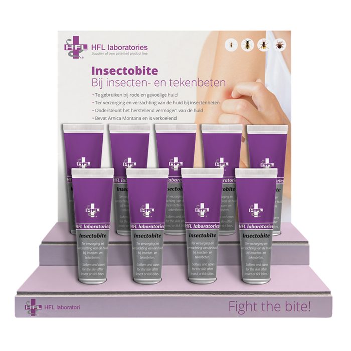 HFL Insectobite Display incl. voorraad – 9 x 15ml + bundel flyers ...